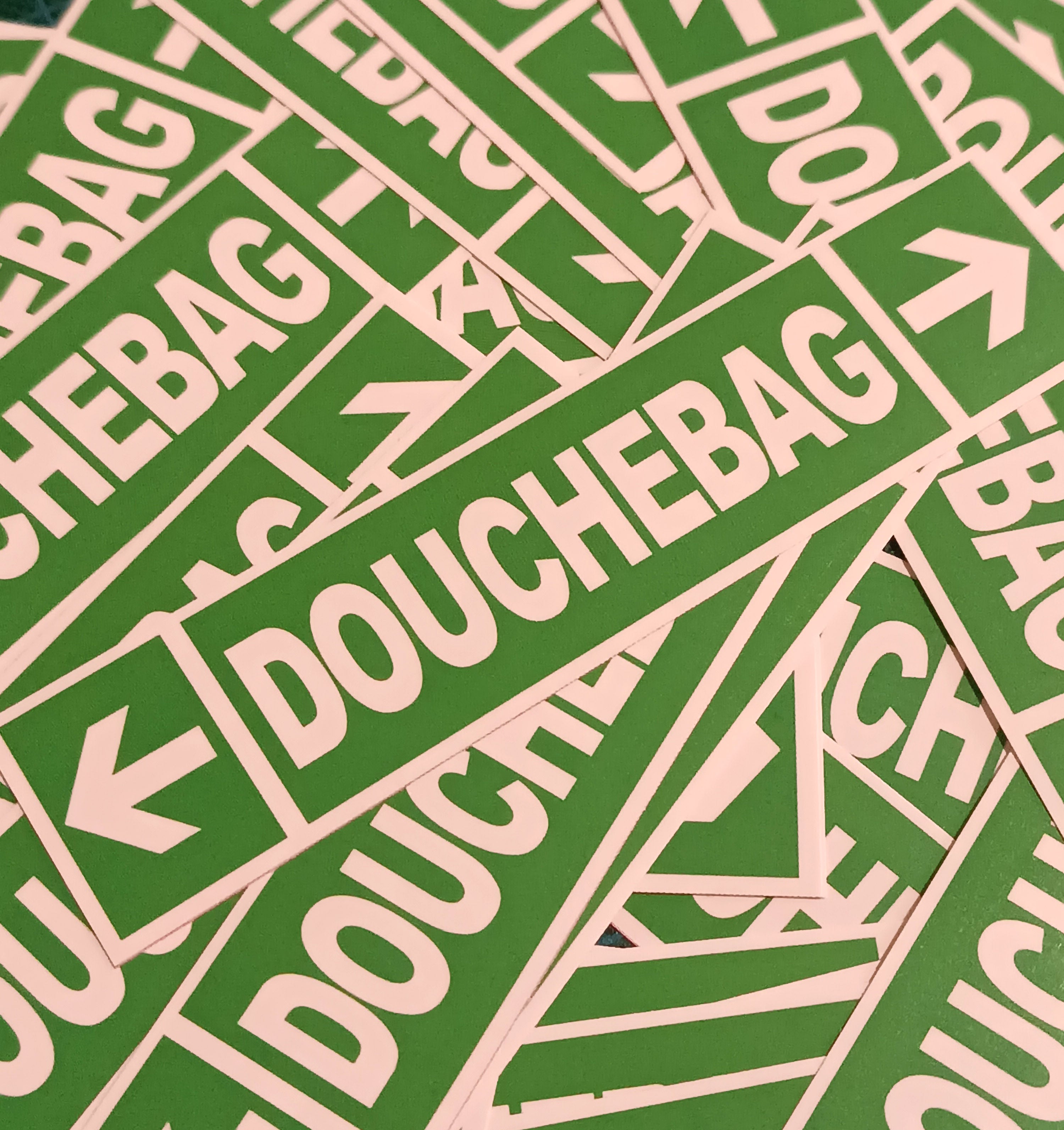 Sticker DOUCHEBAG – Banzaï Editions